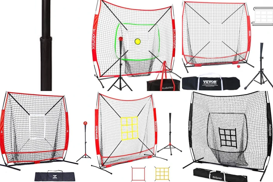 Top 5 Baseball Batting Tees with Stand & Net